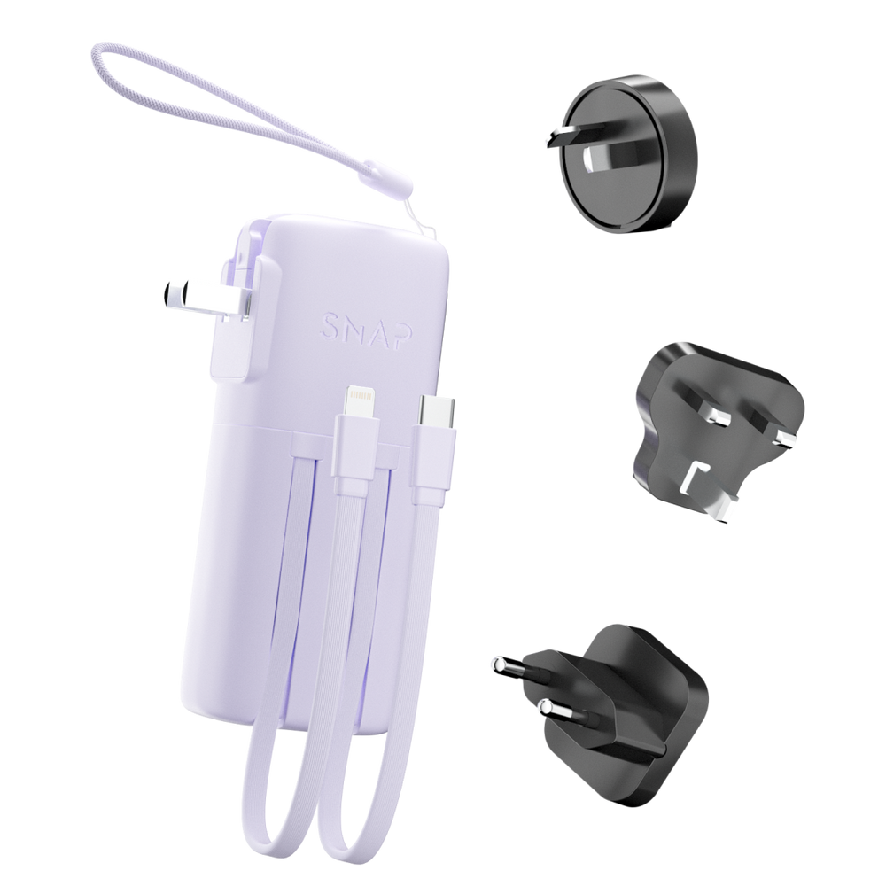 10,000mAh 22.5W Slim Power Bank | PowerPack Universal Slim | SnapWireless®