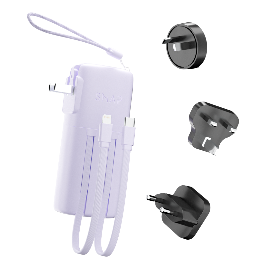 10,000mAh 22.5W Slim Power Bank | PowerPack Universal Slim | SnapWireless®