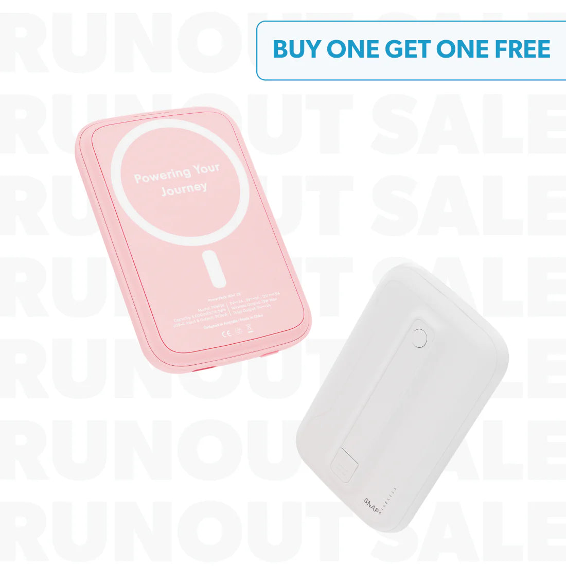 5,000 mAh Magnetic Power Bank | PowerPack Mini | SnapWireless®