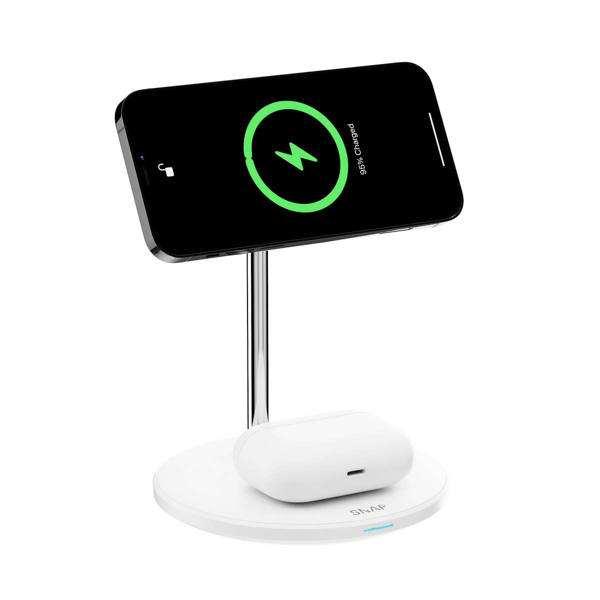 2 in 1 Charging Station for Apple and Android | PowerDuo | SnapWireless®