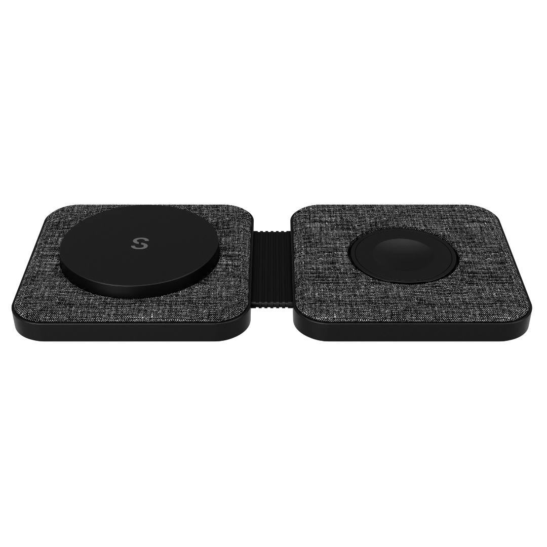2 in 1 Wireless Travel Charger | PowerBase Go Duo | SnapWireless®